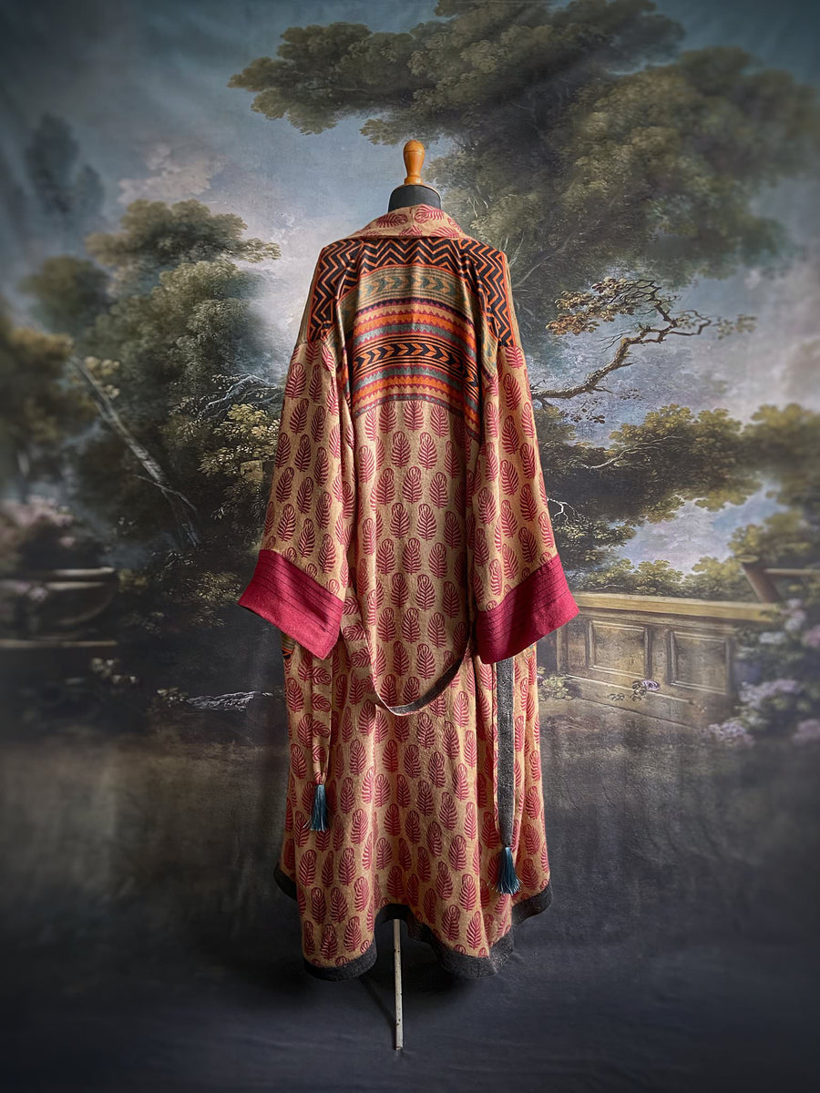 Fine Wool & Silk Unique Dressing Robes Created From Vintage Textiles ...