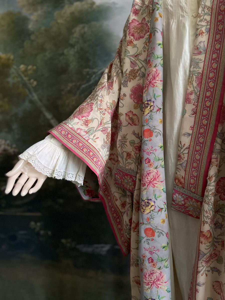 Silk Kimono Dressing Robe | Unique Robes From Vintage Textiles ...
