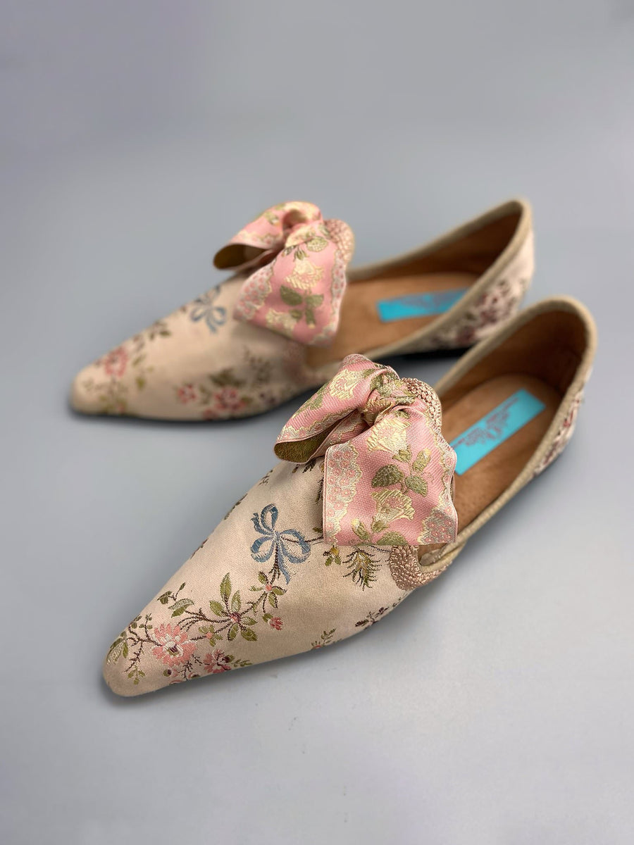 Georgian Silk Slippers | Bohemian Shoes Created From Antique Textiles ...